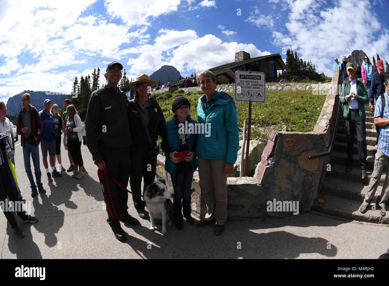 Secretary Jewell visits Glacier National Park. Meets Rangers and gets ...