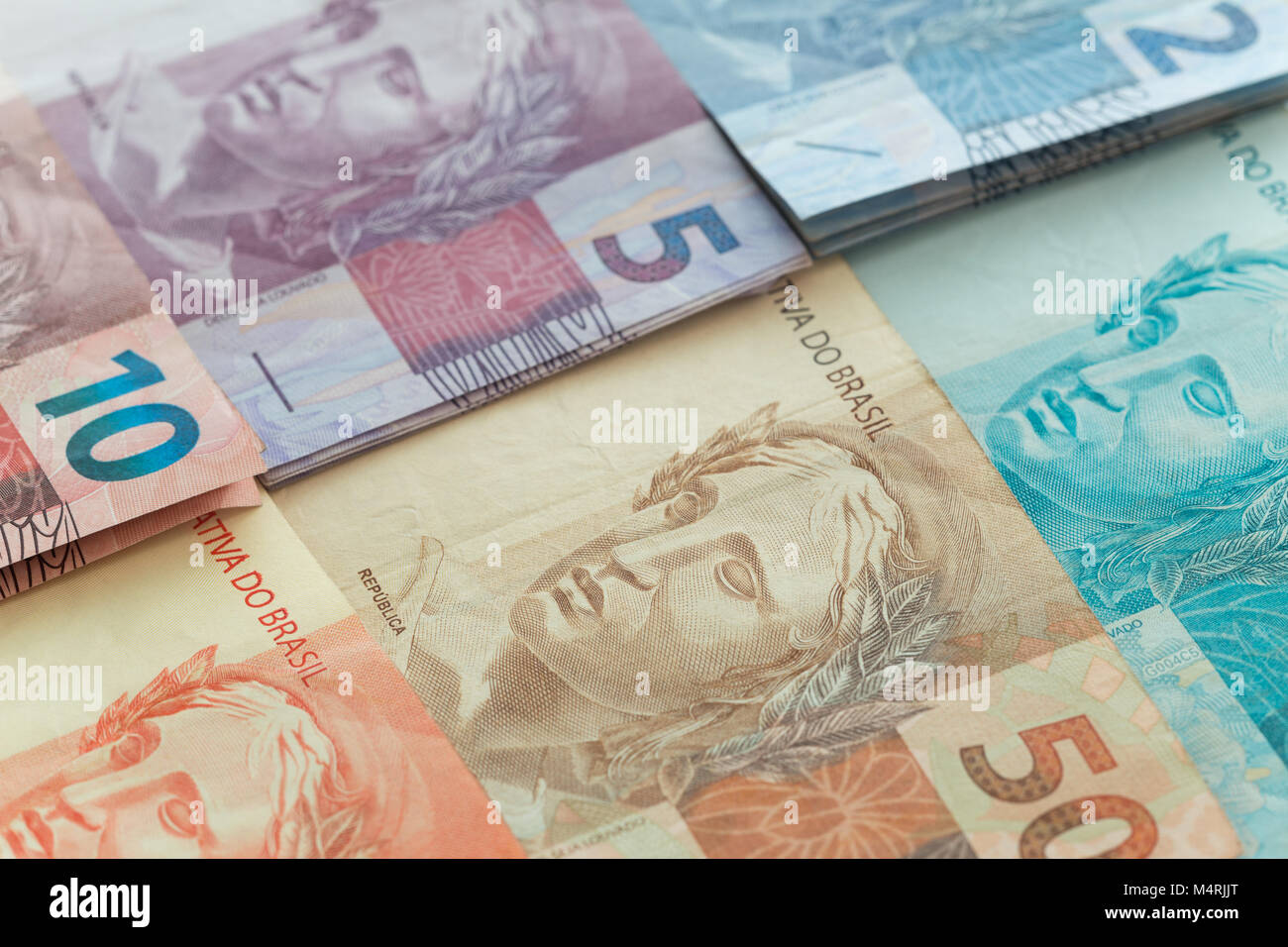 Brazilian money / reais Stock Photo - Alamy