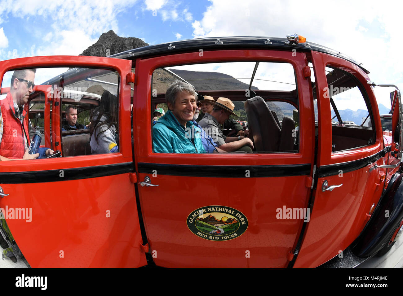 Secretary Jewell visits Glacier National Park. Meets Rangers and gets ...
