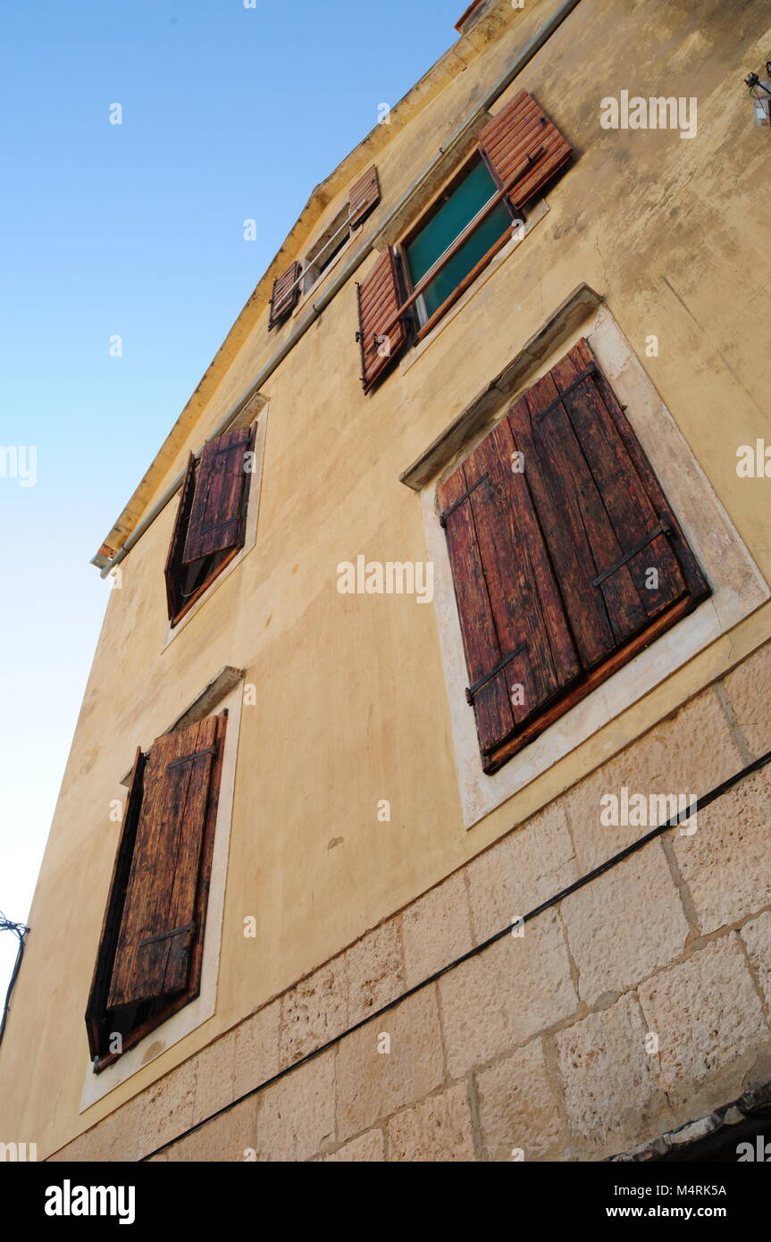 Stone buildings and architecture, Croatia Stock Photo - Alamy