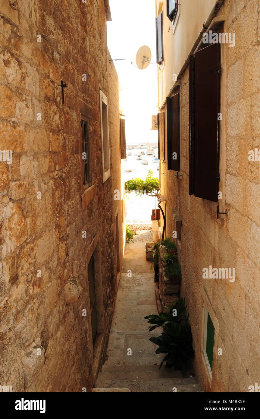 Stone buildings and architecture, Croatia Stock Photo - Alamy