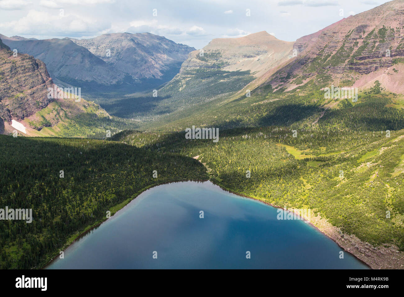 Pitamakan Lake From the Pass Stock Photo - Alamy