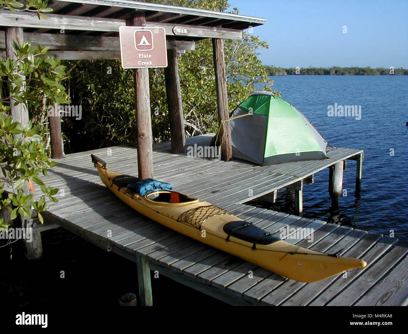 Plate creek chickee Stock Photo - Alamy