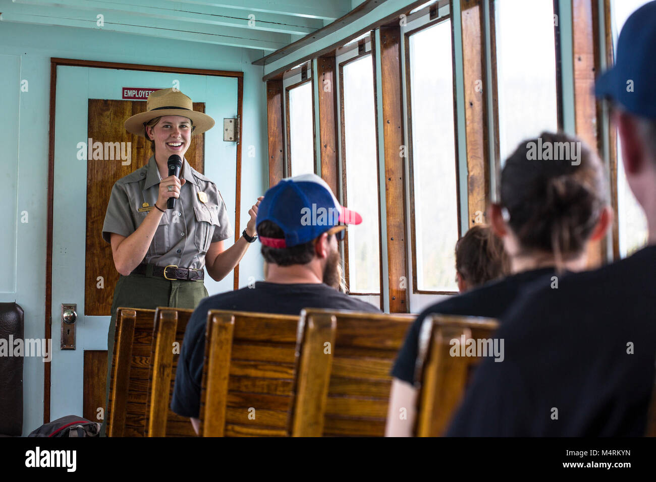 Ranger Jamie On the DeSmet Stock Photo - Alamy