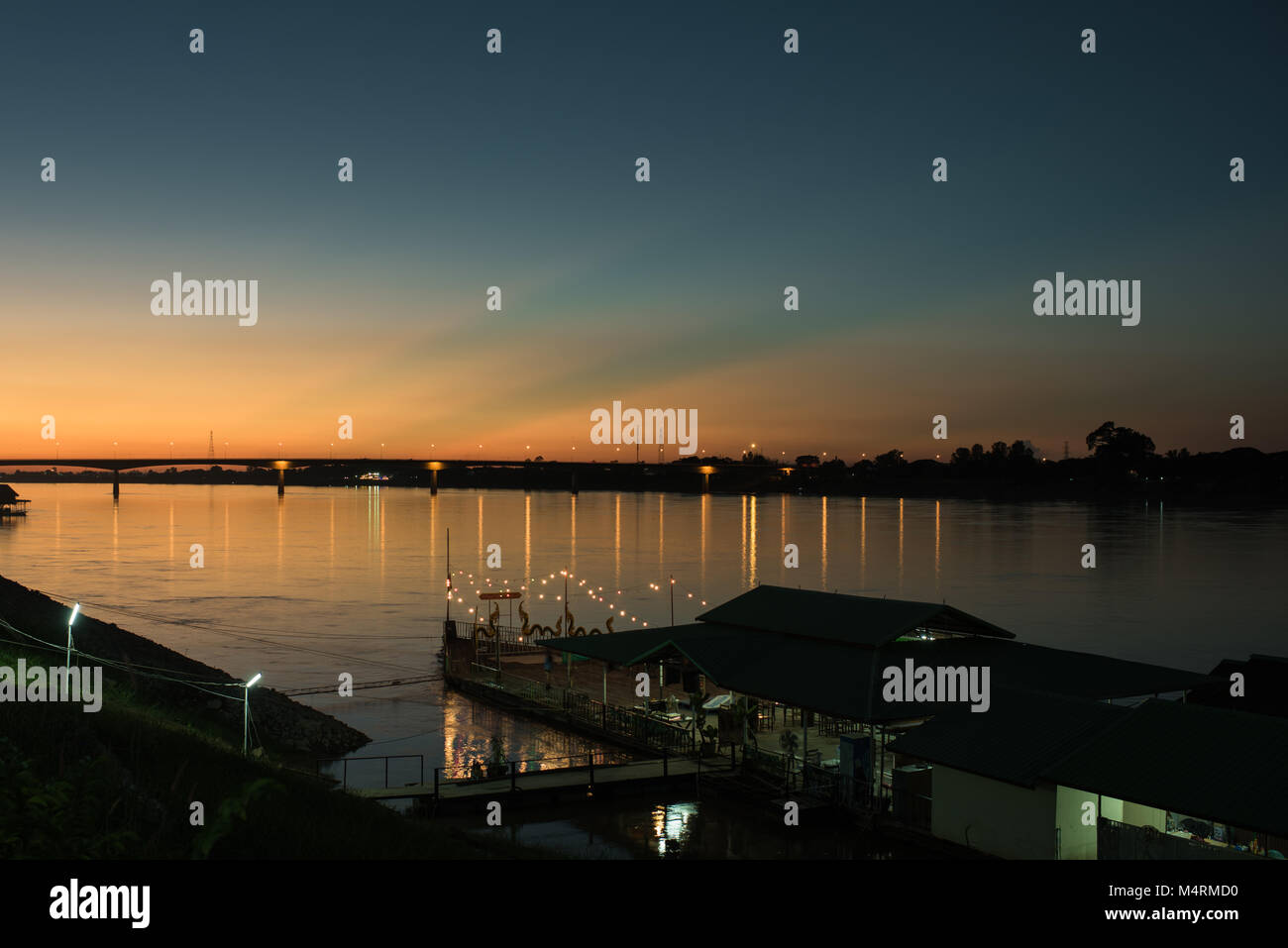 Friendship bridge laos hi-res stock photography and images - Alamy