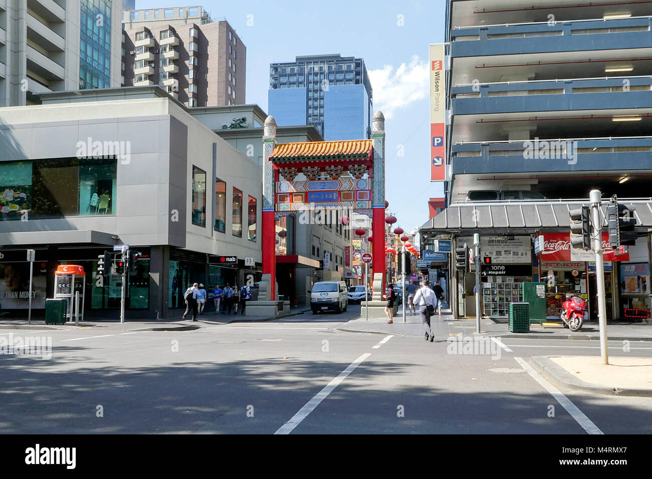 Melbourne, Australia: March 14, 2017: The Gate to Chinatown in ...