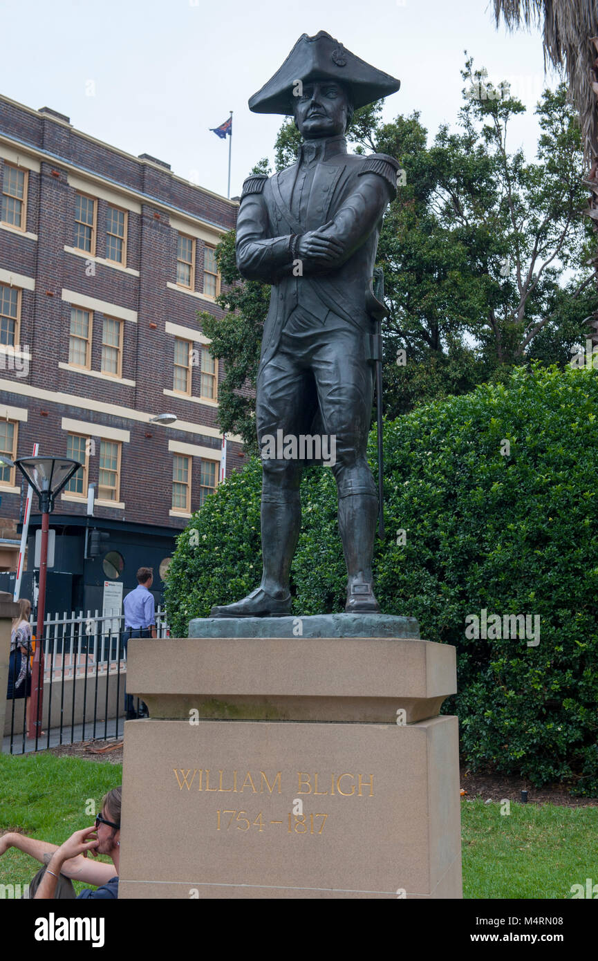 Statue william bligh hi-res stock photography and images - Alamy