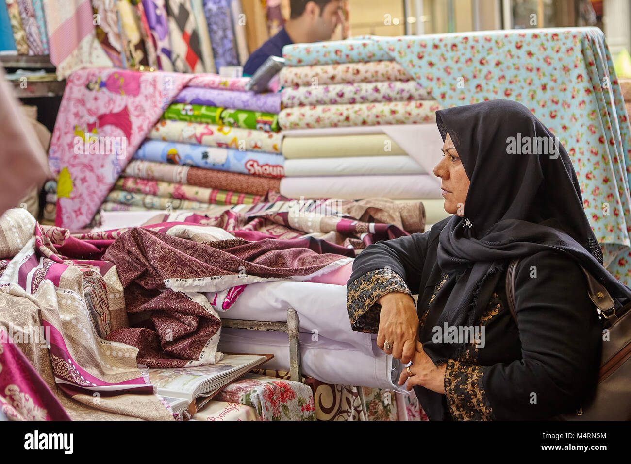 Tehran Iran April 29 2017 Iranian Woman In Religious Veil Is