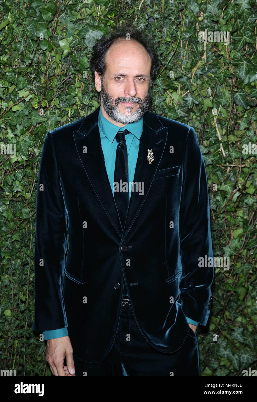Luca Guadagnino arriving at the Charles Finch and Chanel pre-Bafta ...