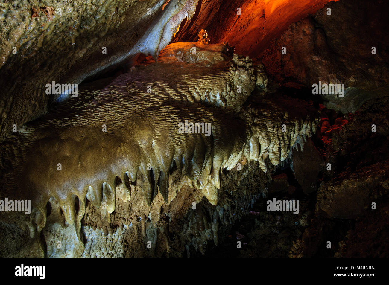 Wonderful stone formations inside a cave underground Stock Photo - Alamy
