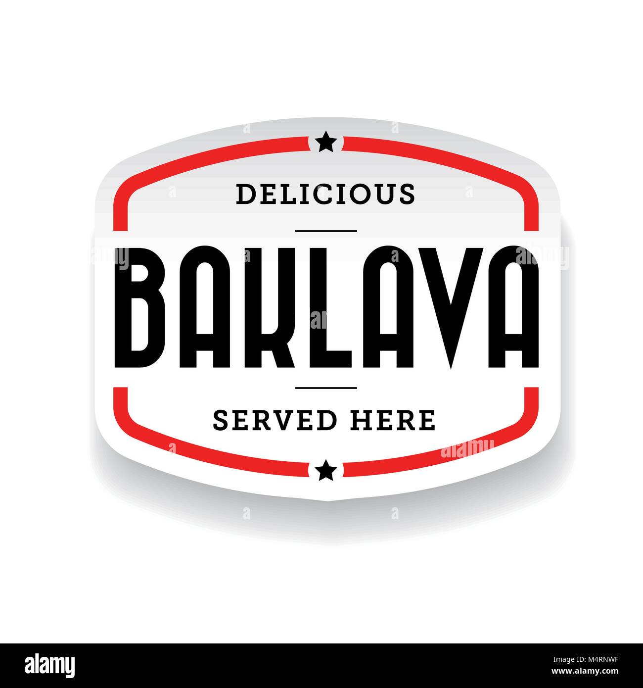 Middle eastern pastry Stock Vector Images - Alamy