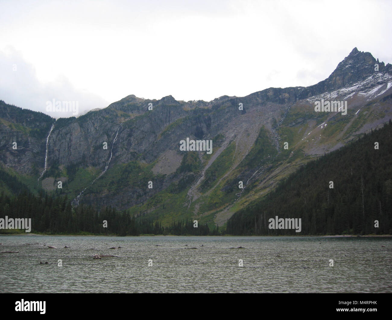 Glacier national park avalanche lake apgar visitor center hi-res stock ...