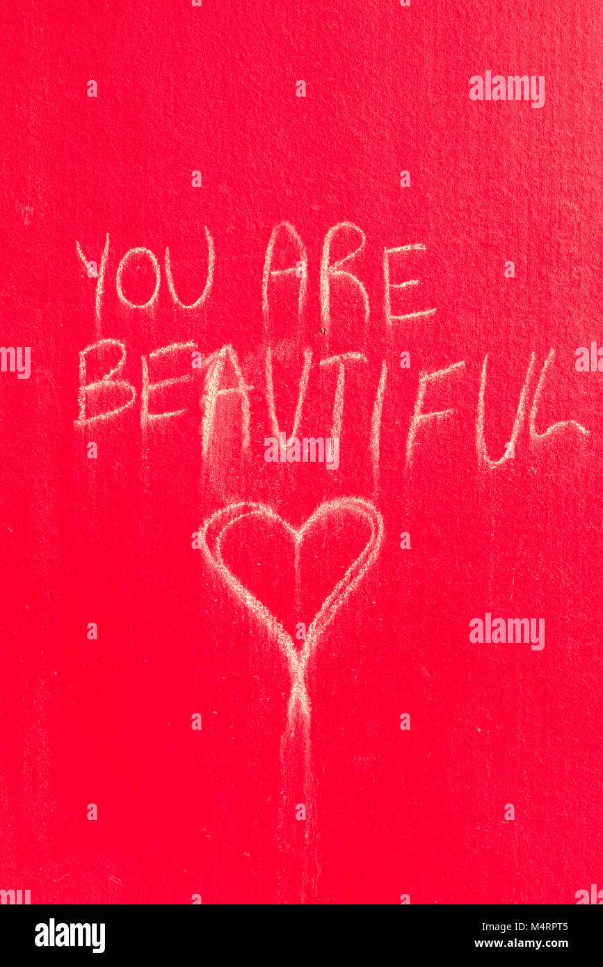 Love written with heart hi-res stock photography and images - Alamy