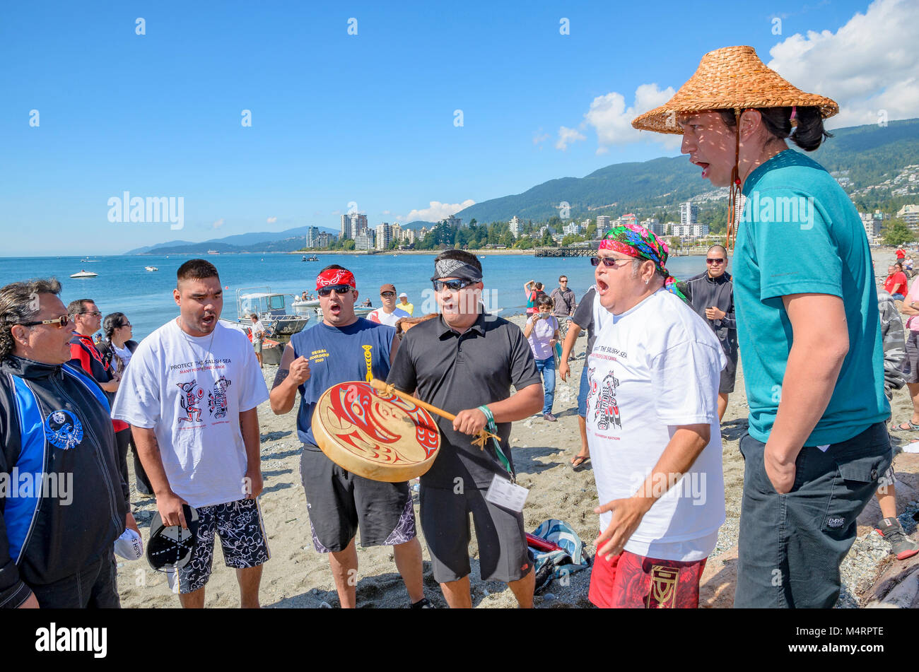 Salish drum hi-res stock photography and images - Alamy