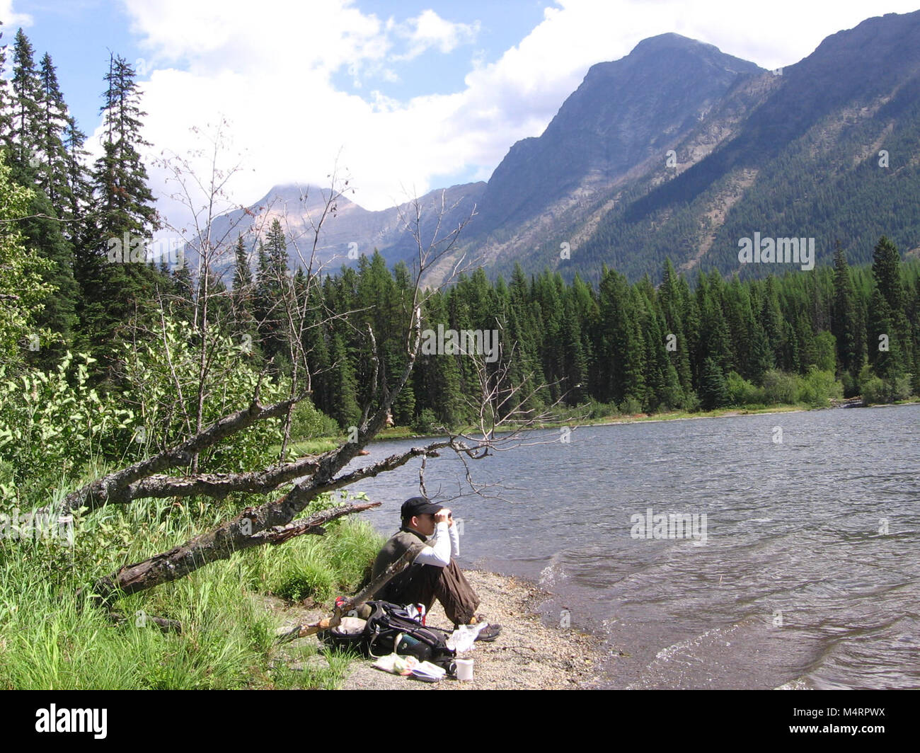 Scanning a lake for Common Loons for the Common Loon Monitoring Citizen ...