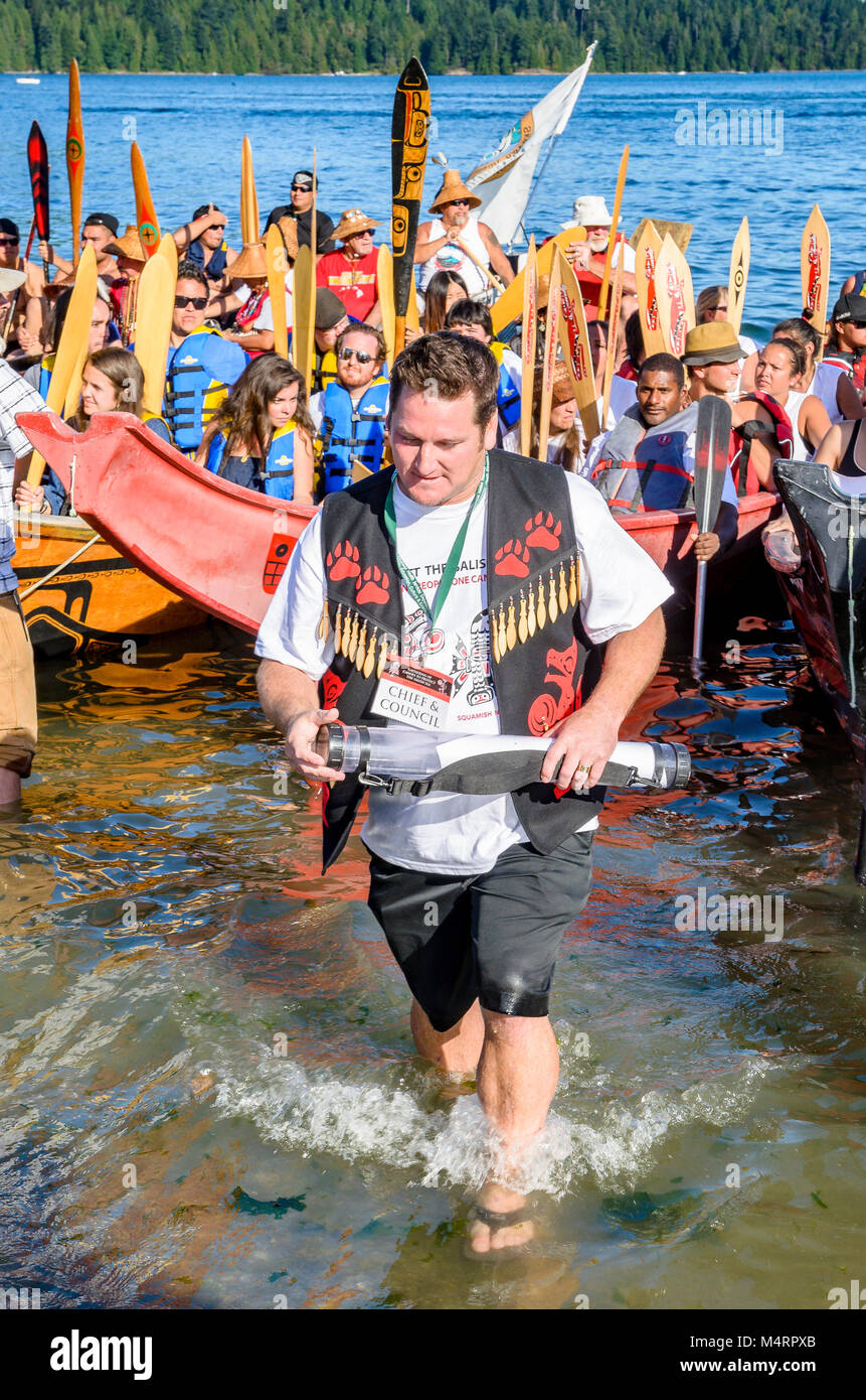 Chief Justin George of Tsleil-Waututh Nation receives historic ...
