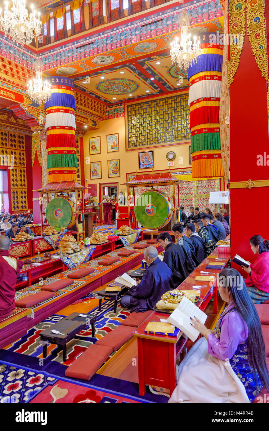 Tibetan New Year, Buddhist Festival, Losar, celebration at Thrangu ...