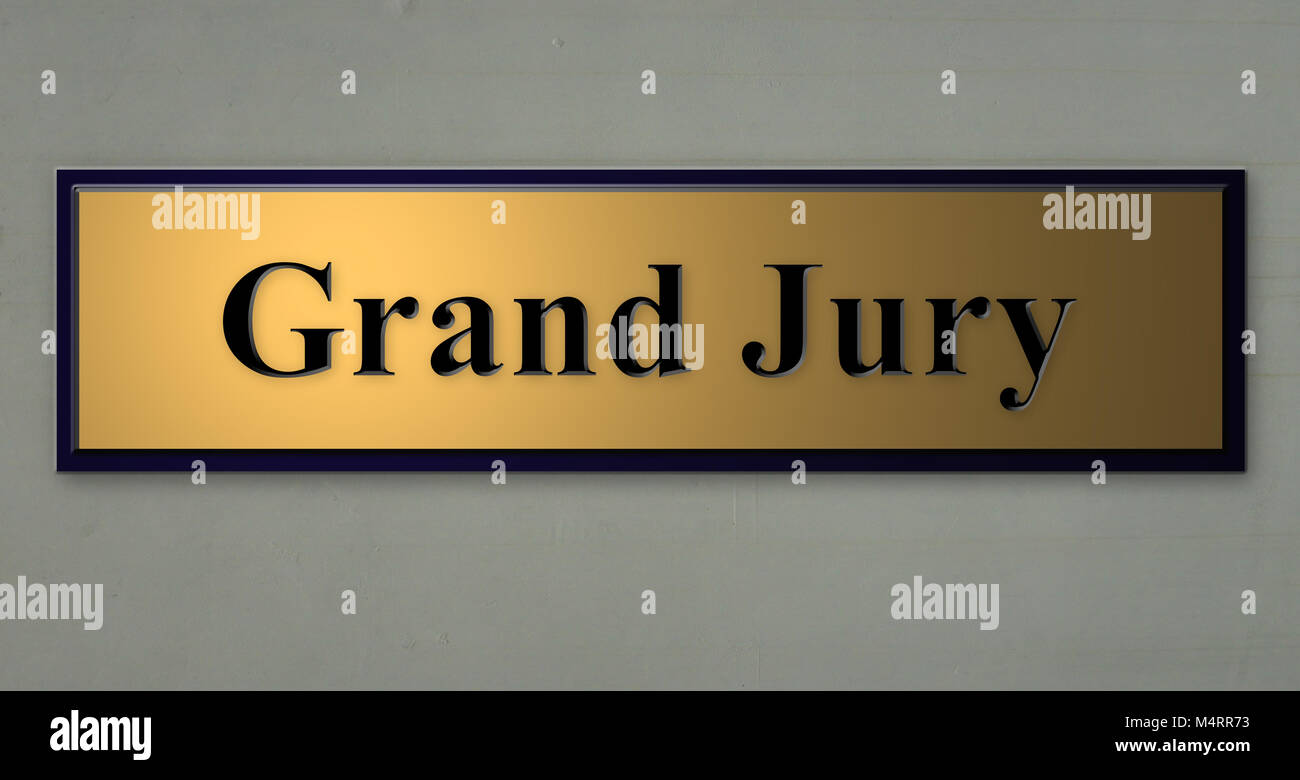 Sign for grand jury Stock Photo - Alamy