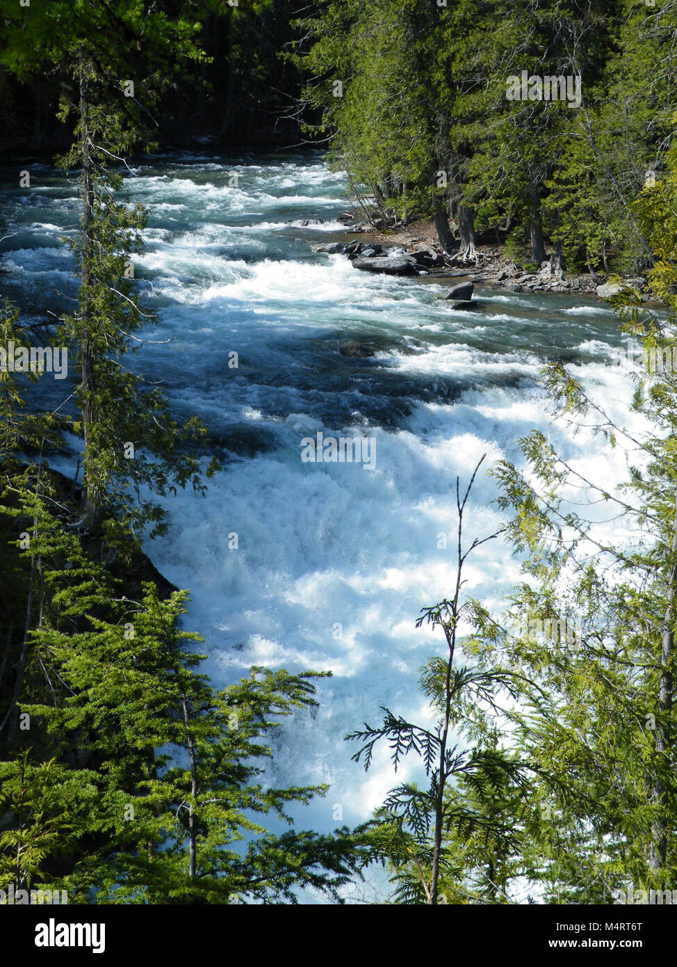 Sacred Dancing Cascades - Upper McDonald Creek Stock Photo - Alamy