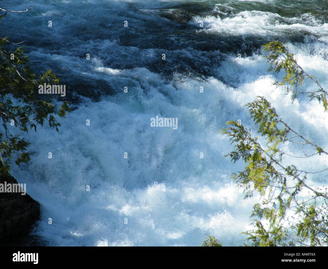 Sacred Dancing Cascades - Upper McDonald Creek Stock Photo - Alamy