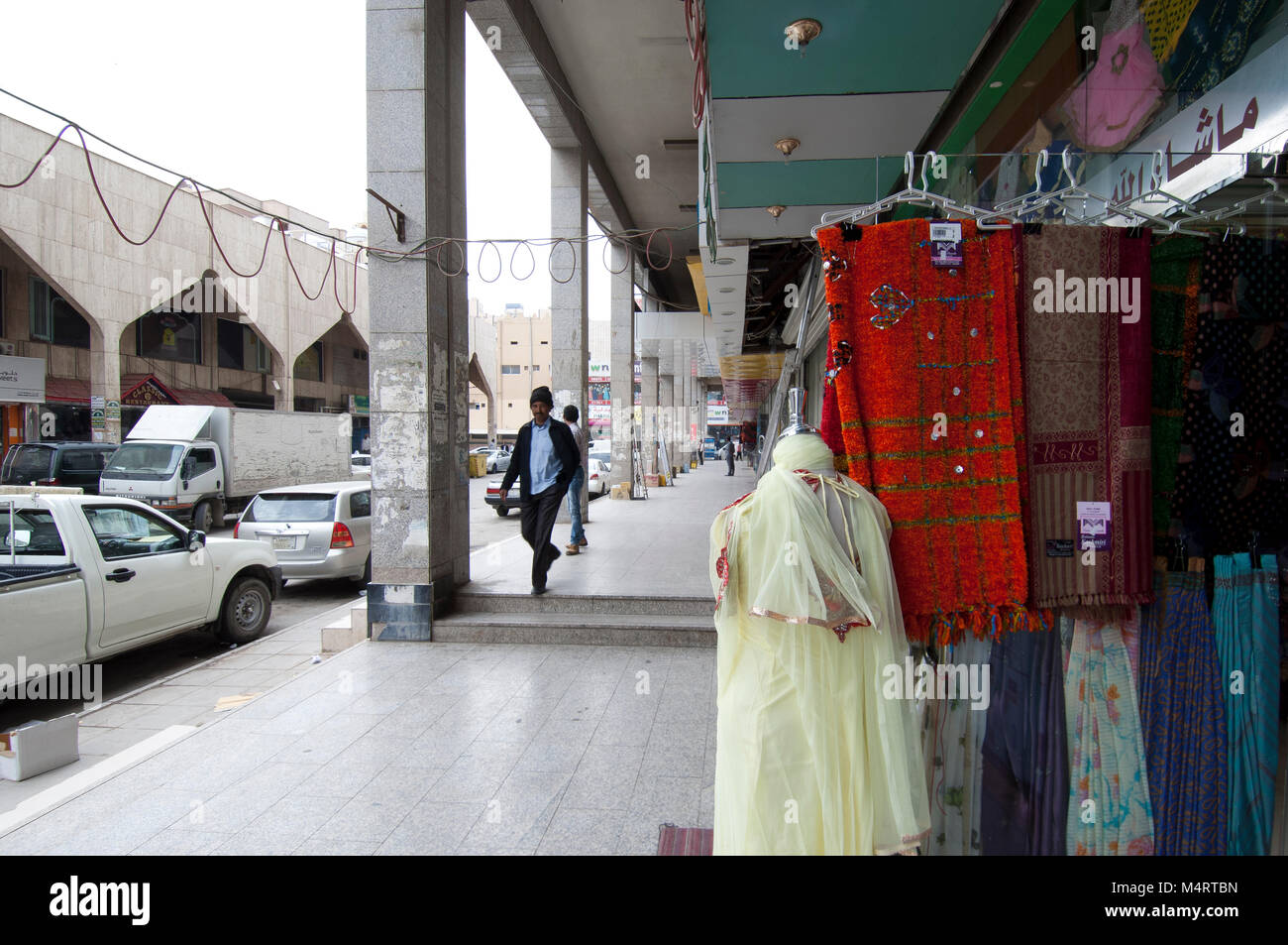 Shops and Shoppers in Old "Batha",Riyadh City Saudi Arabia, 01.12.2016 ...