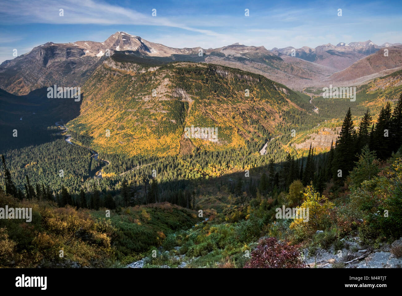 Heaven's Peak Fall View Stock Photo - Alamy