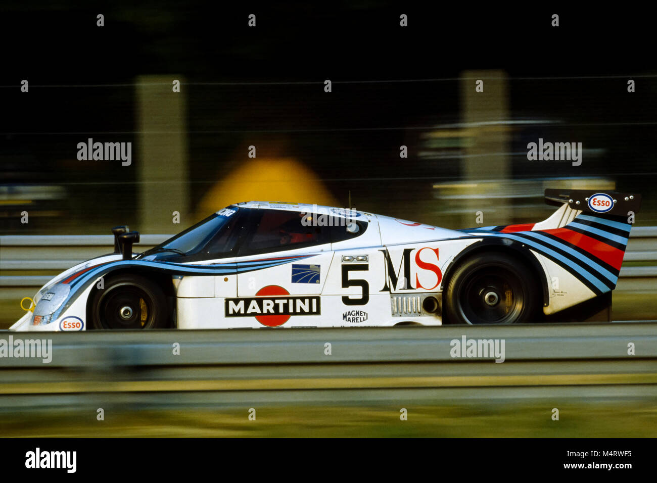 24H Of Le Mans 1983, Lancia Martini LC2, Piercarlo Ghinzani,Hans Heyer ...