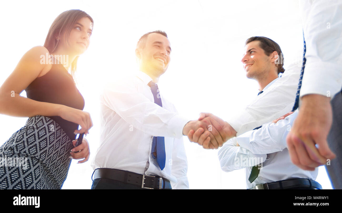 handshake business partners.the business concept Stock Photo - Alamy