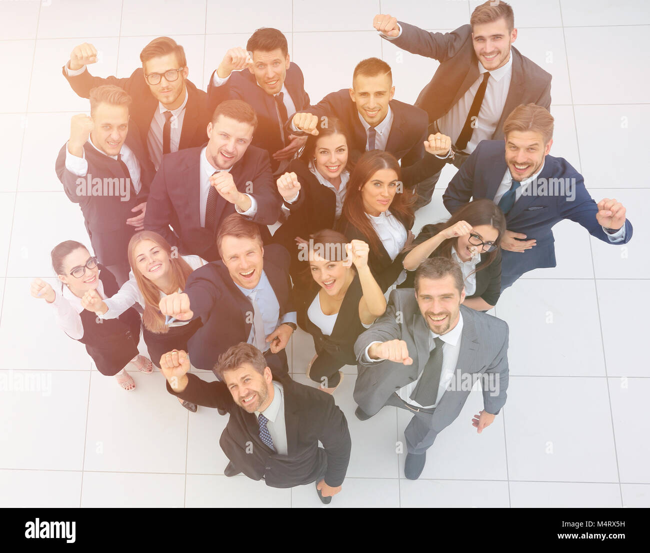 professional business team shows its success Stock Photo - Alamy