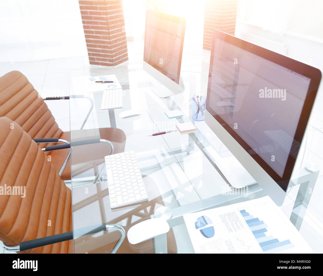 White desk computer display free hi-res stock photography and images ...