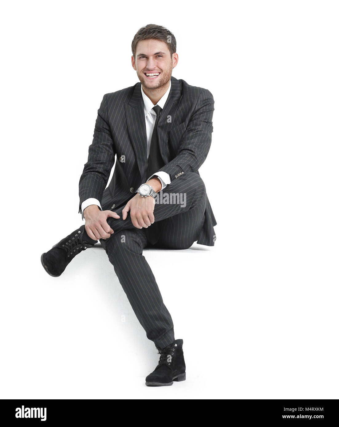 Simple sitting seated Cut Out Stock Images & Pictures - Alamy