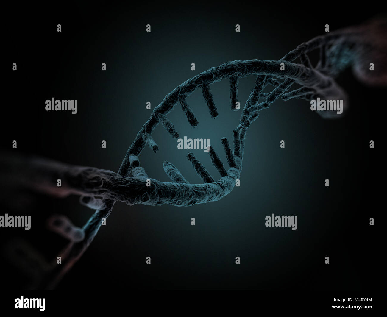 DNA chain. Abstract scientific background. Beautiful illustraion ...