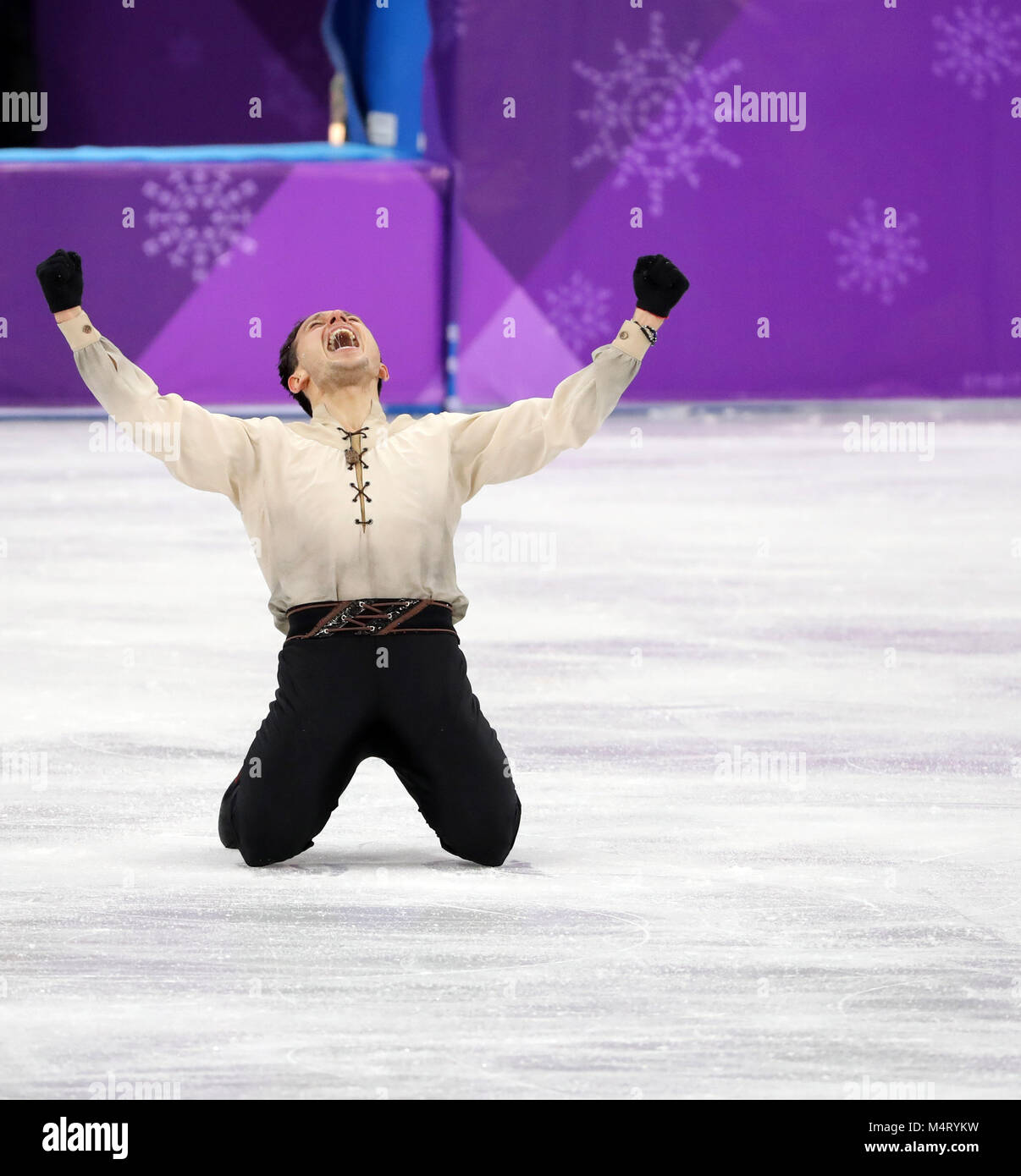 Gangneung, South Korea. 17th Feb, 2018. ALEXEI BYCHENKO of Israel ...