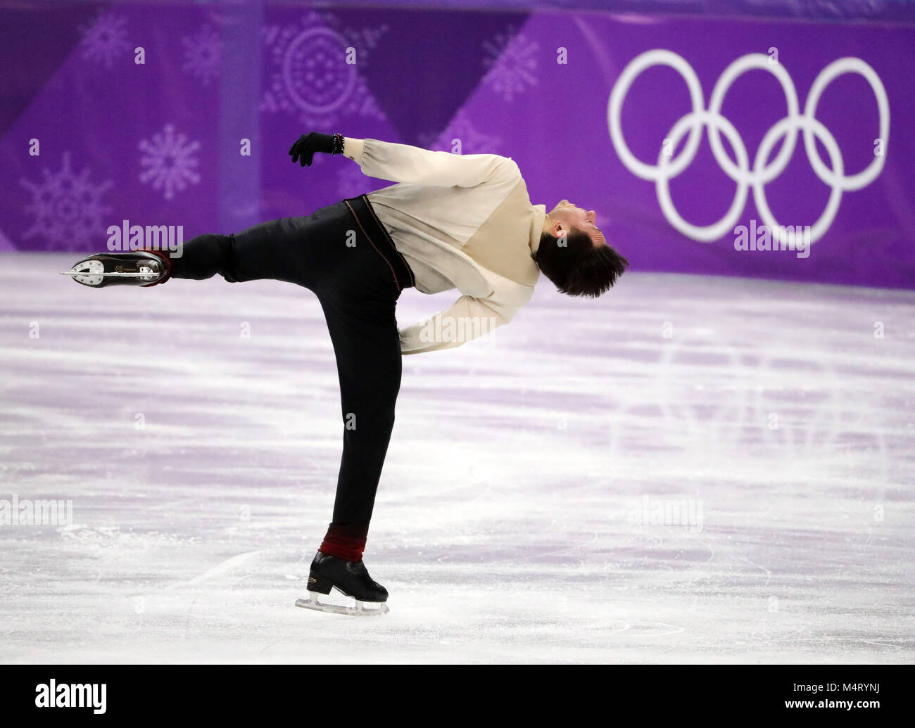Gangneung, South Korea. 17th Feb, 2018. ALEXEI BYCHENKO of Israel ...