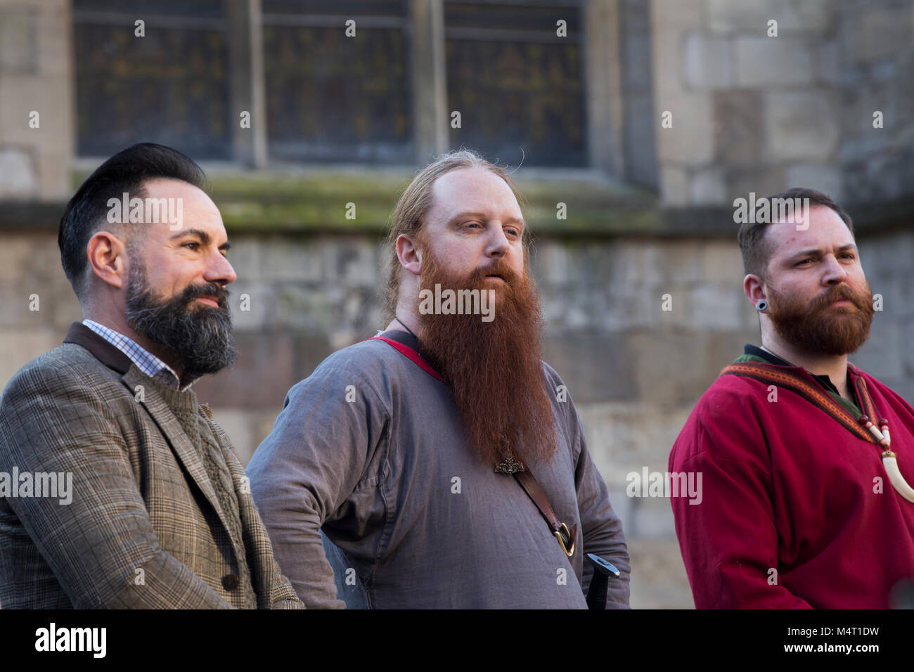 York, UK. 17th Feb, 2018. The annual Jorvik Viking festival saw the ...