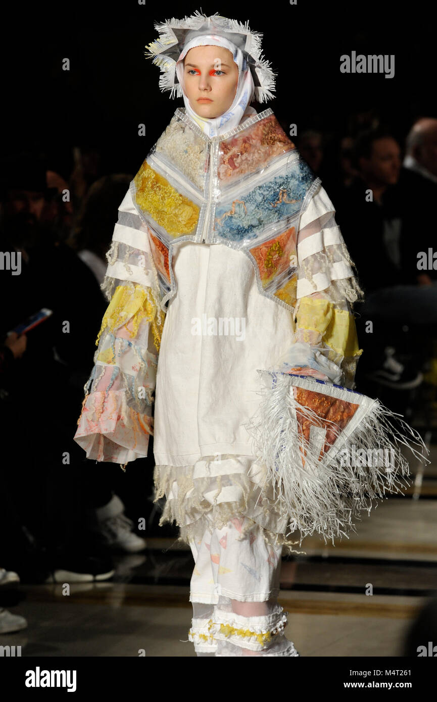 Model on the catwalk during the Maddie Williams fashion show at Fashion ...