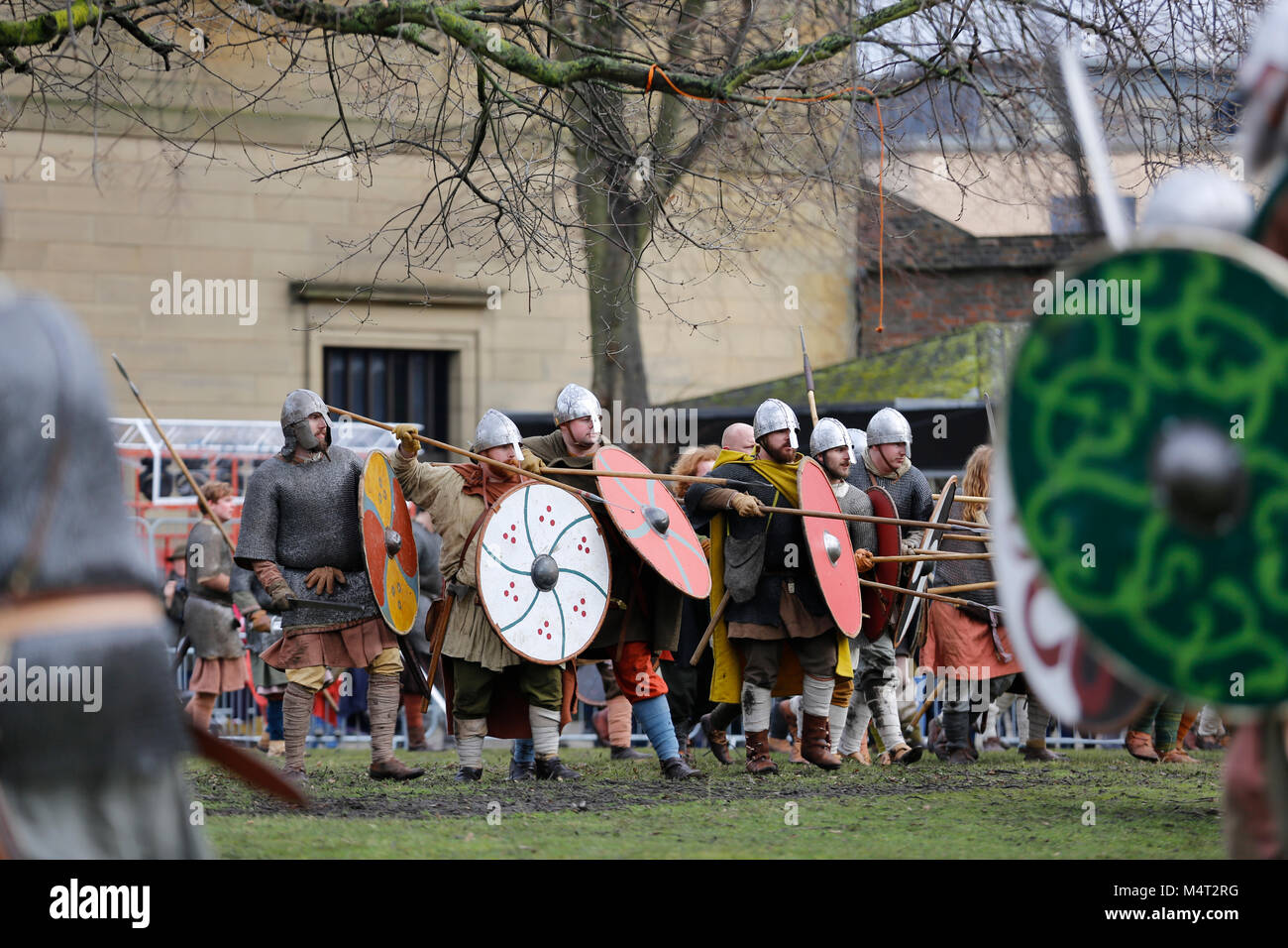 York, UK. 17 February 2018. York Jorvik Viking Festival, York, North ...