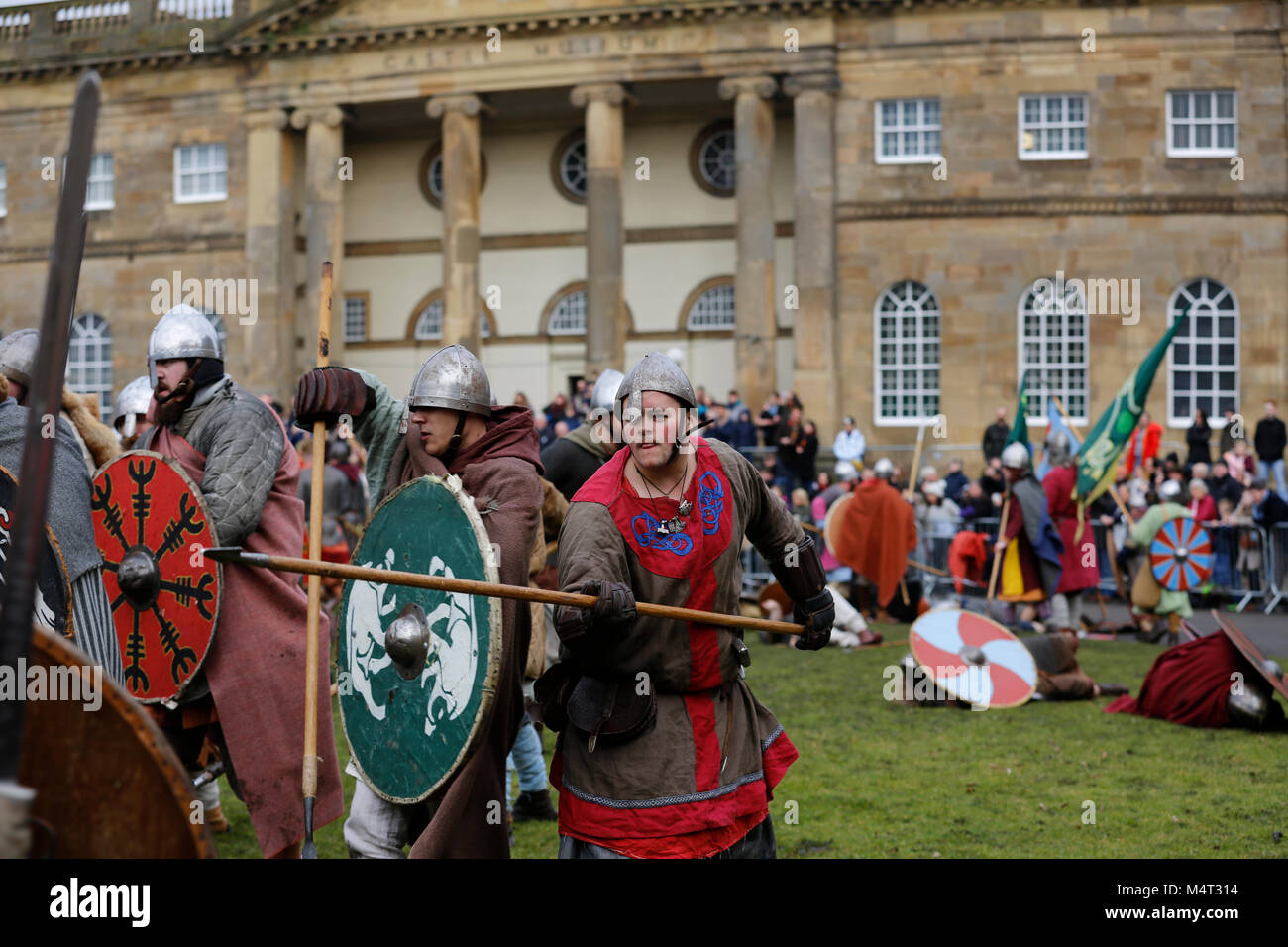 York, UK. 17 February 2018. York Jorvik Viking Festival, York, North ...