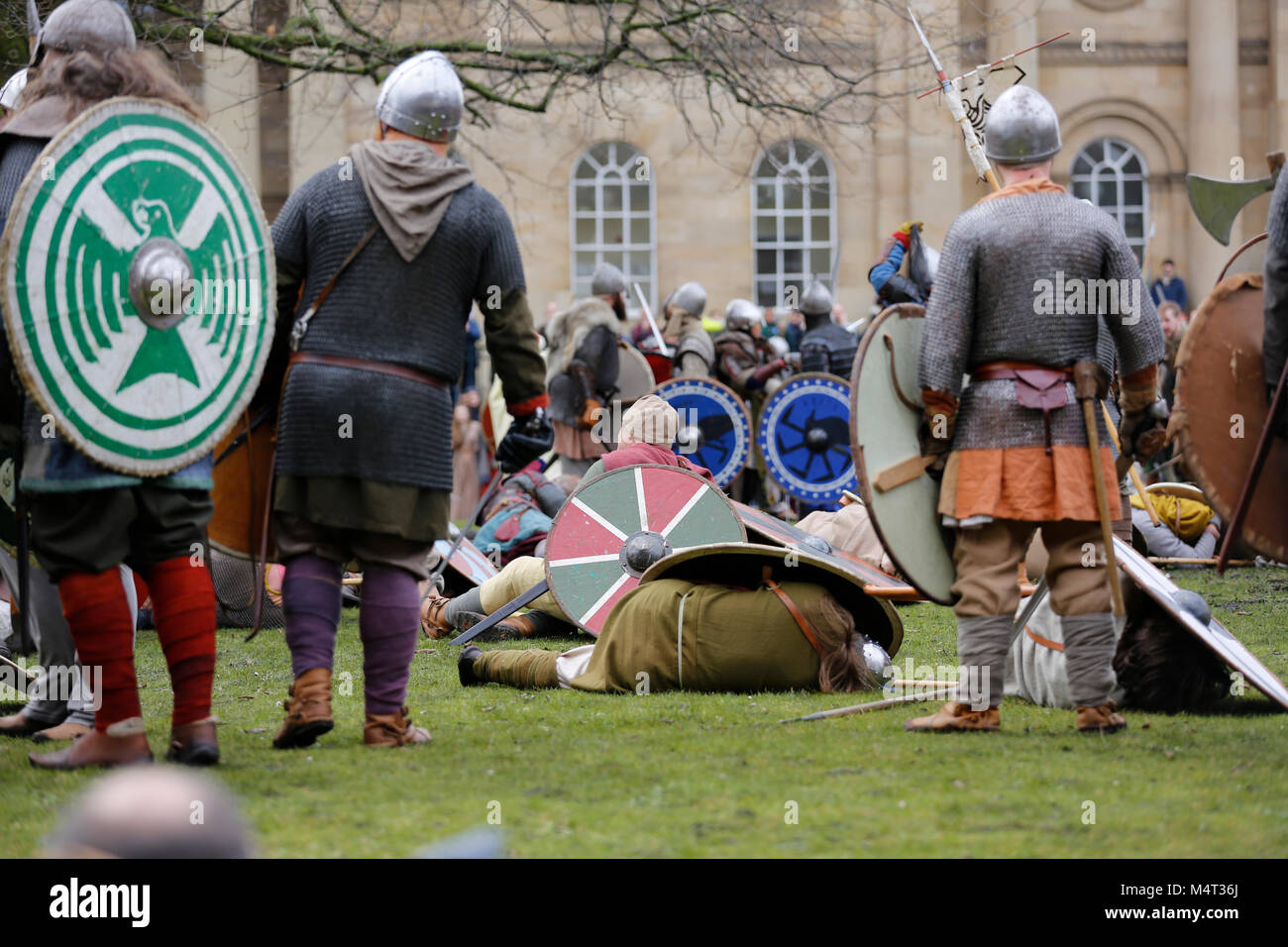 York, UK. 17 February 2018. York Jorvik Viking Festival, York, North ...