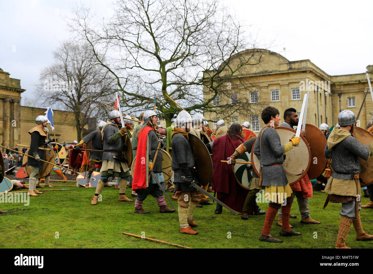 York, UK. 17 February 2018. York Jorvik Viking Festival, York, North ...