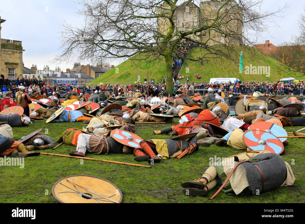 York, UK. 17 February 2018. York Jorvik Viking Festival, York, North ...