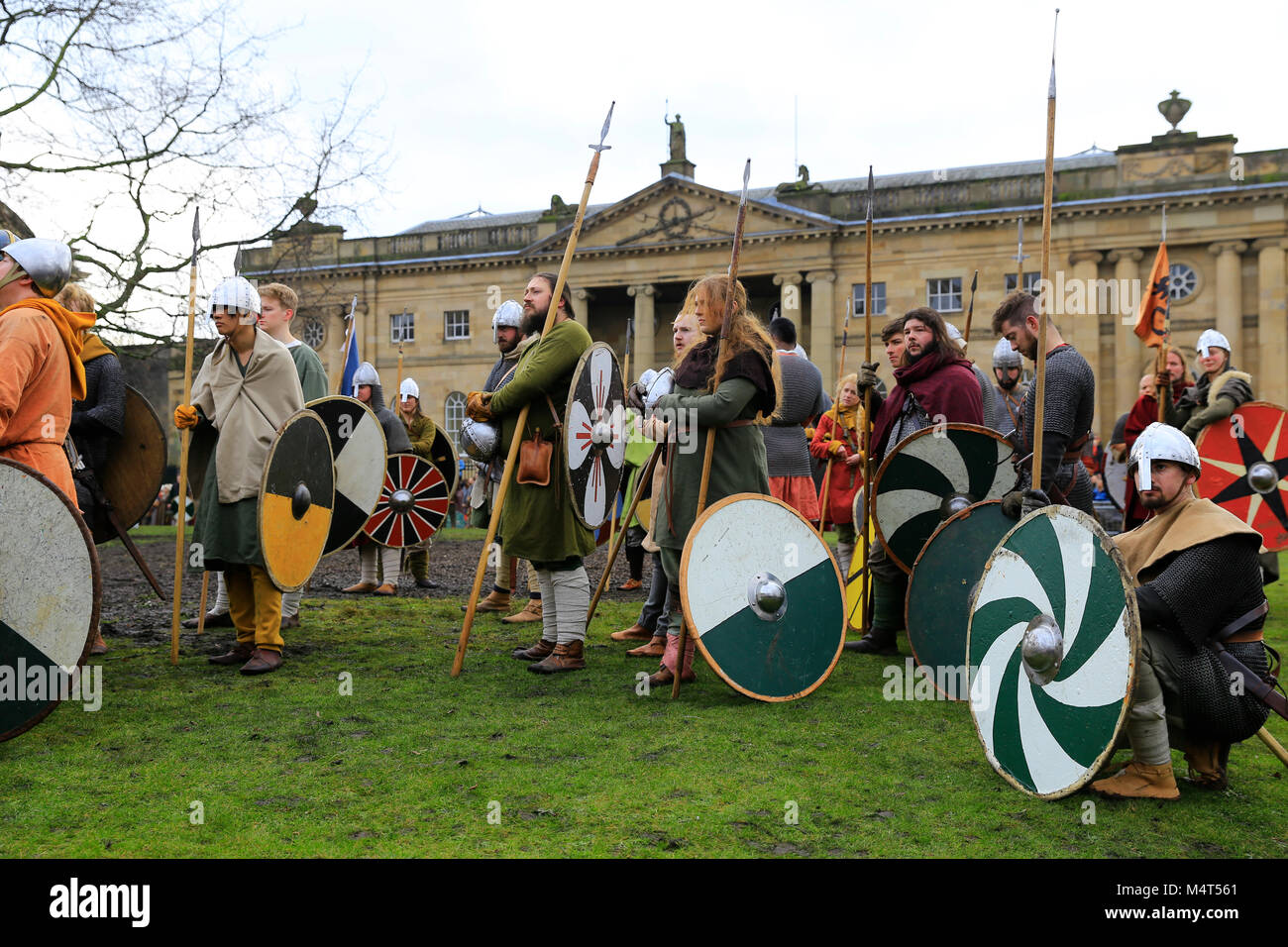 York, UK. 17 February 2018. York Jorvik Viking Festival, York, North ...