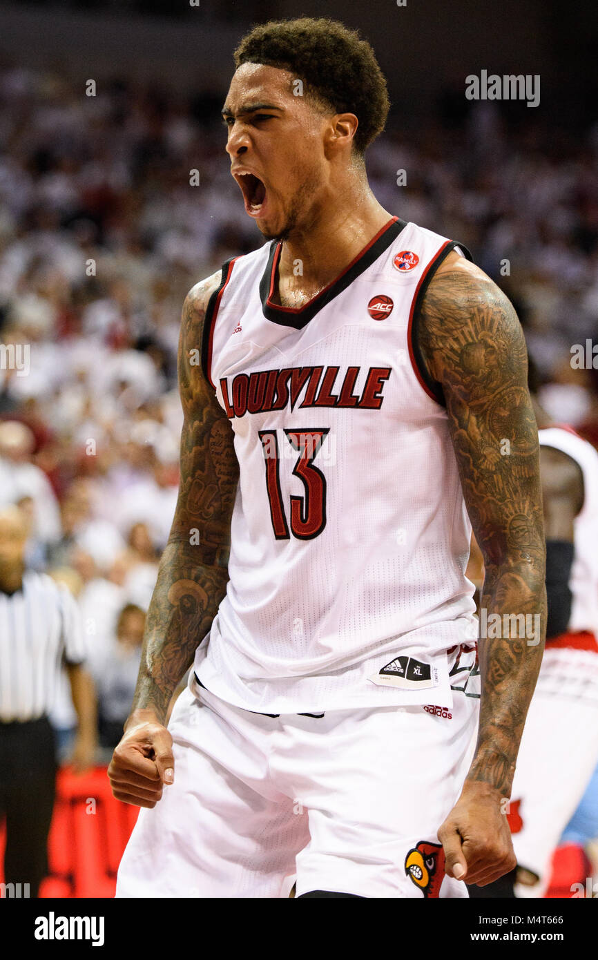 Louisville Cardinals forward Ray Spalding (13) during the NCAA College ...