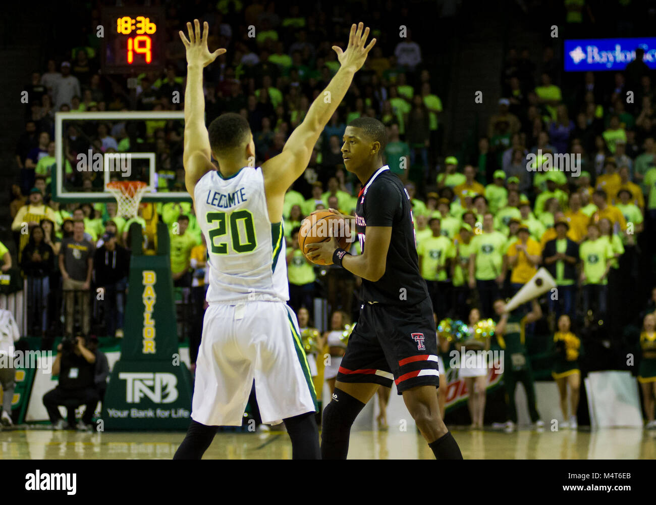 Waco, Texas, USA. 17th Feb, 2018. Baylor Bears guard Manu Lecomte (20 ...
