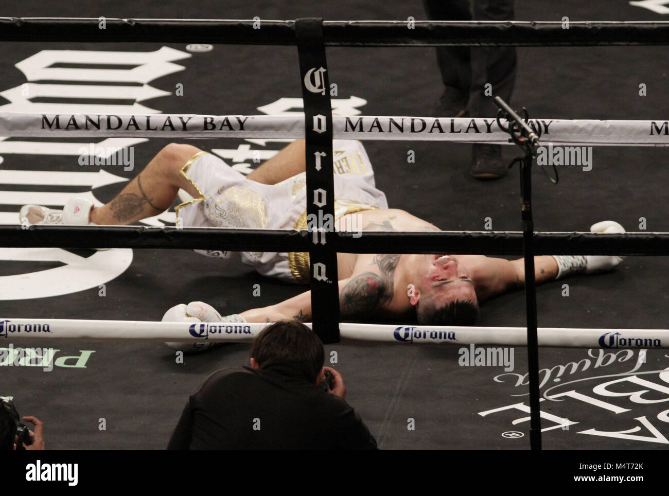 Las Vegas, Nevada, USA. 17th Feb, 2018. Welterweight boxer Danny ...