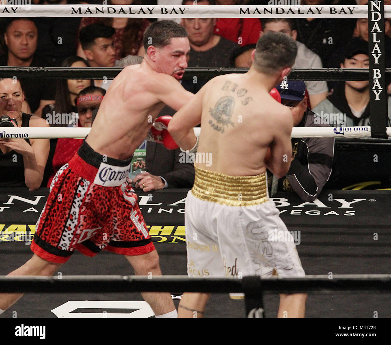 Las Vegas, Nevada, USA. 17th Feb, 2018. Welterweight boxer Danny ...