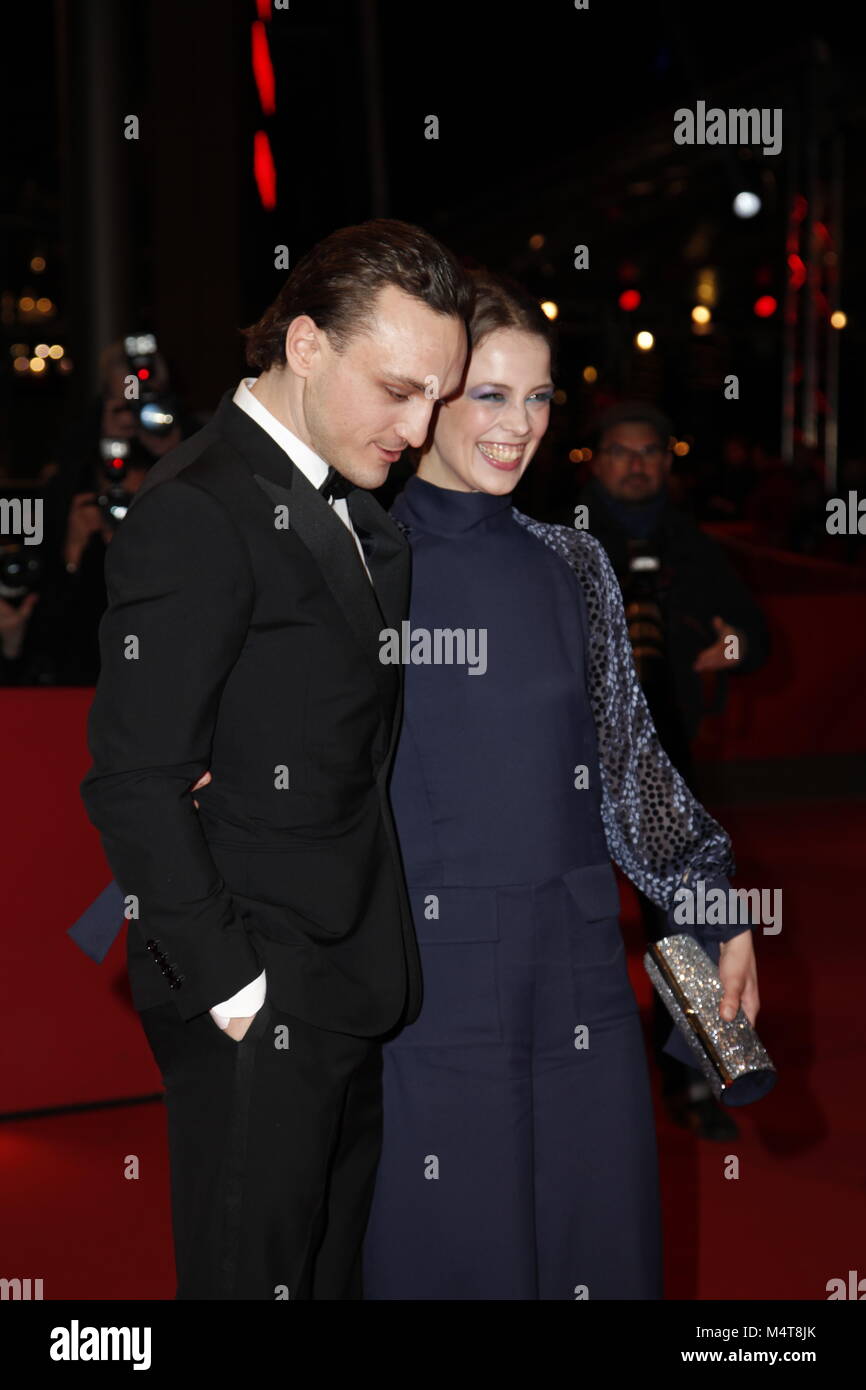 Paula Beer and Franz Rogowski (german actors) at Berlinale for the ...