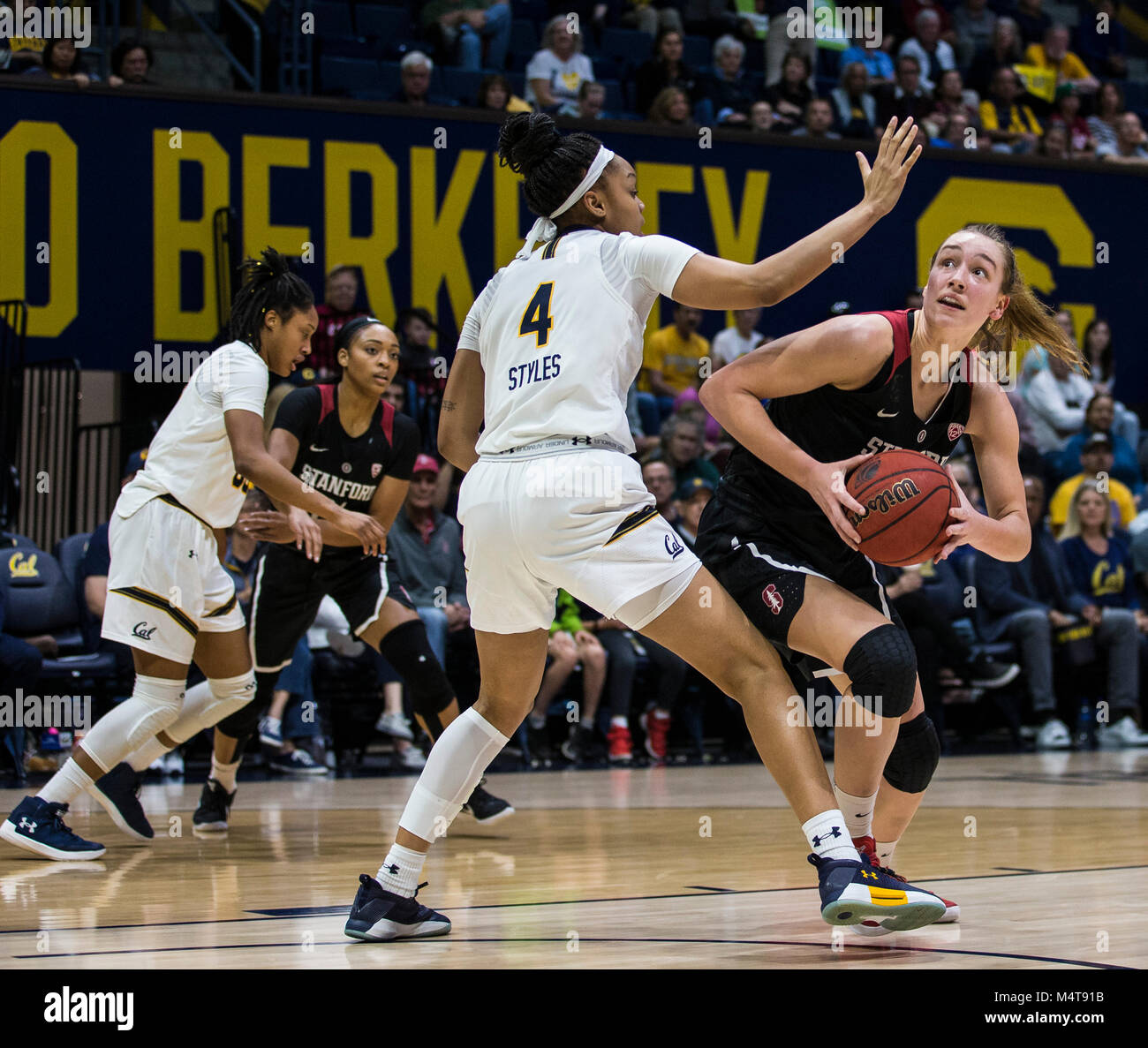 Berkeley, CA U.S. 17th Feb, 2018. A. Stanford forward Alanna Smith (11 ...