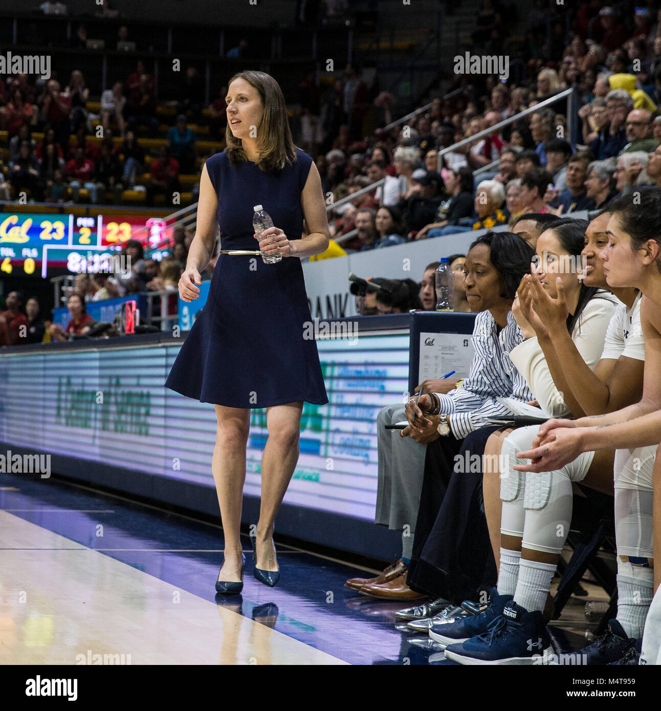 Berkeley, CA U.S. 17th Feb, 2018. A. California head coach Lindsay ...