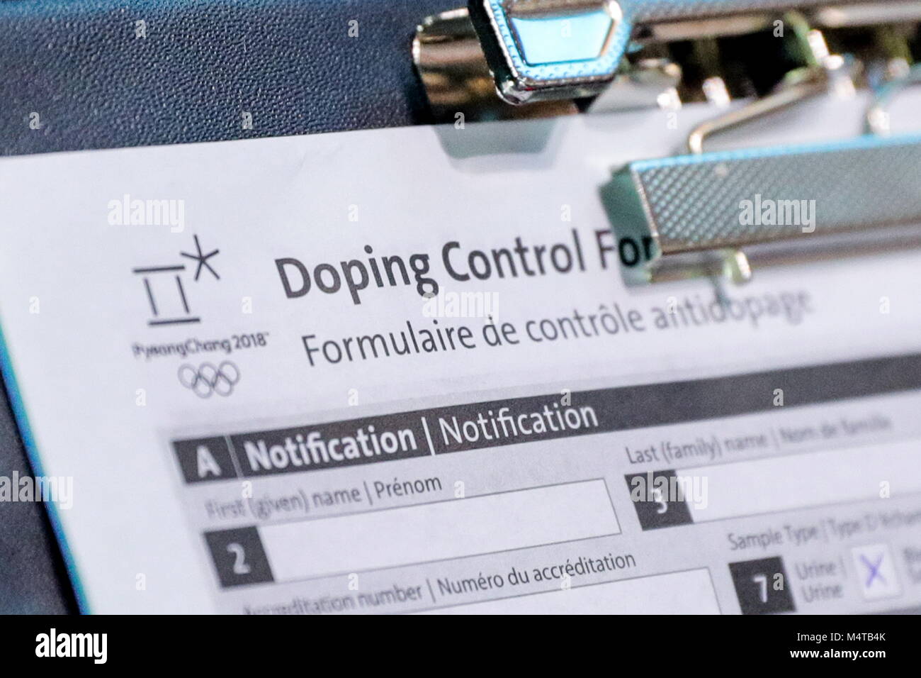 Doping Control High Resolution Stock Photography and Images - Alamy